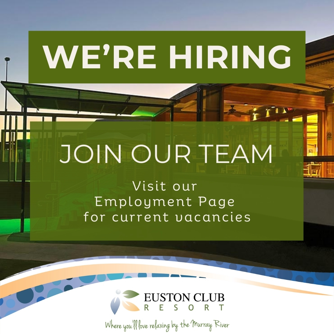 Welcome to the Euston Club Resort on the Murray River NSW